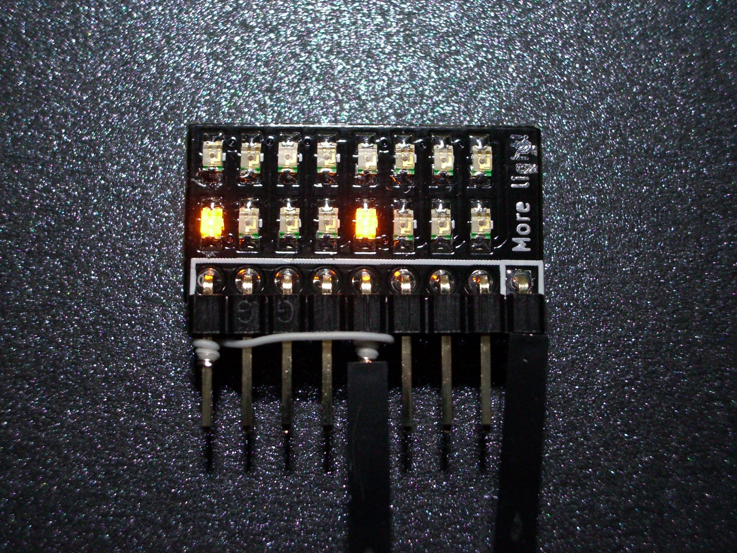 8-bit LED indicator from madworm on Tindie